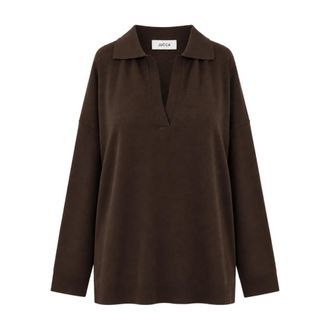 Jucca V-Ausschnitt Strickware - - Knitwear - Damen - Braun - S
