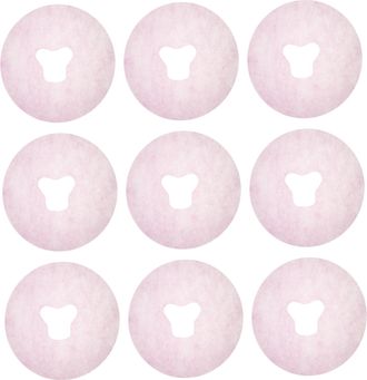 Valiclud 100stücke Einweg Massage Gesichtsabdeckungen Vlies Pads Mit Loch Für Salon Spa Fußpflegesalons Klinik Hochkomfort Hygiene Schutzhülle