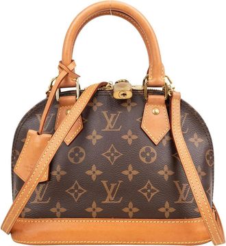 Louis Vuitton Crossbody Bags - Louis Vuitton Canvas Monogram Alma BB Handbag - Gr. unisize - in Braun - f&uuml;r Damen