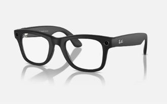 Ray-Ban unisex, Accessoires, Noir, Taille: ONE Size Meta Wayfarer Gen 2 Rw4012