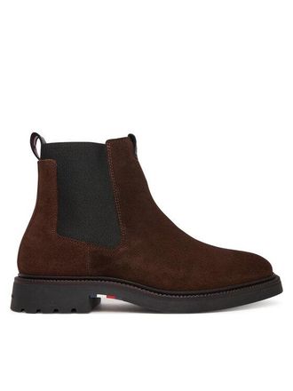Tommy Hilfiger Klassische Stiefeletten Comfort Lwt FM0FM05592 Braun