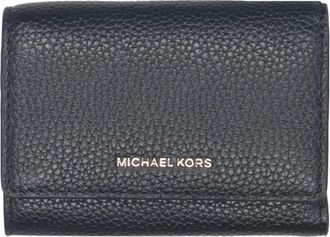 Michael Kors Femme, Accessoires, Noir, Taille: ONE Size Bryant Medium Pebbled Leather Wallet