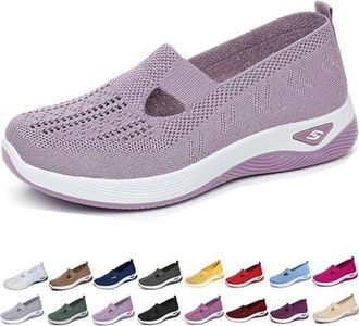 Generic Chaussures orthop&eacute;diques pour femme, chaussures d&eacute;t&eacute; respirantes antid&eacute;rapantes &agrave; semelle souple avec semelle creuse, confortable, antid&eacute;rapante, l&eacute;g&egrave;