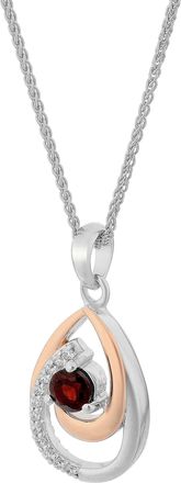 Orphelia Damen-Kette_mit_Anhänger 925_Sterling_Silber zirkonia zh-7375/1