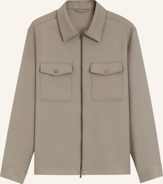 HUGO BOSS Sakko C-Carper-Os-Zipp-264 Relaxed Fit braun