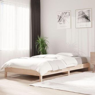 vidaXL Lit empilable 90x190 cm Bois de pin massif
