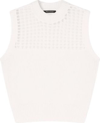 A|X Armani Exchange Femme, Pulls, Blanc, Taille: 42 FR Tricots sans manches