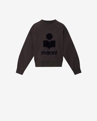 Isabel Marant Sweatshirt Moby - Damen - Schwarz Gewaschen - Gr&ouml;&szlig;e 32 - Marant &Eacute;toile