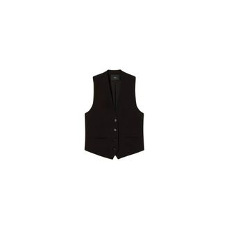 Twinset Femme, Vestes, Noir, Taille: 36 FR Actitude Waistcoat
