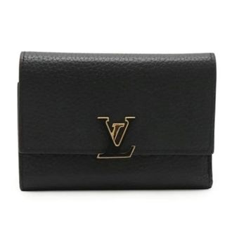 Louis Vuitton unisex, Pre-owned, Noir, Taille: ONE Size Portefeuille en cuir Pre-owned