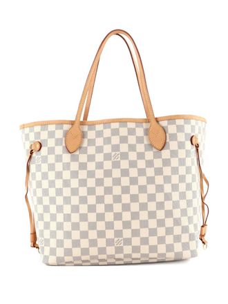 Louis Vuitton Neverfull NM Damier MM Tote Bag - Wei&szlig;