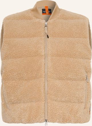 Parajumpers Parajumpers Daunenweste Simaw Aus Teddyfell beige