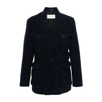 Dries Van Noten Homme, Vestes, Bleu, Taille: S Blazers