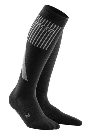 CEP Damen Cold Wheater Socks Laufbekleidung Kompressions-Socken Black - Schwarz Ii