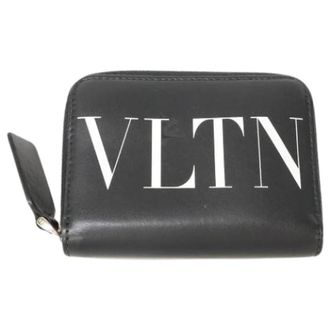 Valentino Porte-monnaie Pre-owned - Homme - Pre-owned - Noir - Taille: ONE Size