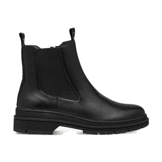 Tamaris Chelsea Boots aus Leder - - Shoes - Damen - Schwarzk - 39 EU