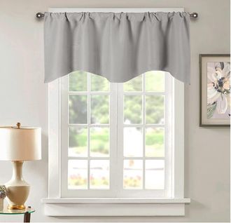 A.Monamour Gardine Scheibengardinen Kurzstores Stangentasche Blackout Kleine Kurze Gardine Vorhang Topper Vorhang Fenster Volants Für Küche Esszimmer Tür Schrank