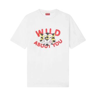 Kenzo Wild Tiger T-Shirt - - Tops - Herren - Wei&szlig; - M