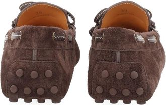 Tod's Suede Calf Leather Loafer - Brown