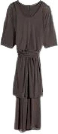 Christophe Lemaire Femme, Robes, Brun, Taille: 38 FR Two Pocket Cropped Jacket