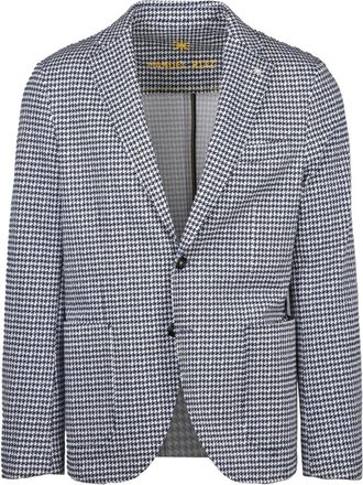 Manuel Ritz Homme, Vestes, Multicolore, Taille: S Giacca Stondata