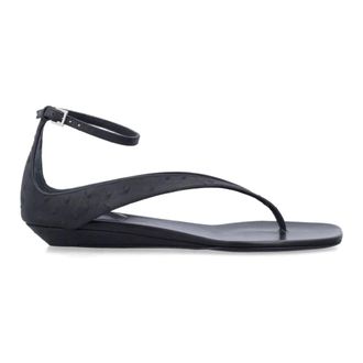 Loulou Studio Niham Mini Wedge Sandal - - Shoes - Damen - Schwarzk - 37 EU