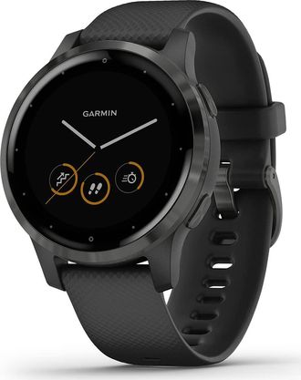 Garmin Unisex - Erwachsene vívoactive 4S, Schiefer/Schwarz, S, 010-02172-12