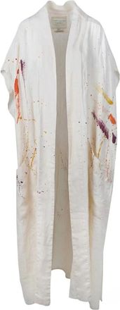 Alessia Santi Femme, Blouses et Chemises, Beige, Taille: 36 FR Kimonos