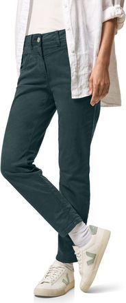 Cecil Damen B378092 Hose Slim Fit, fir Green, 32W x 28L