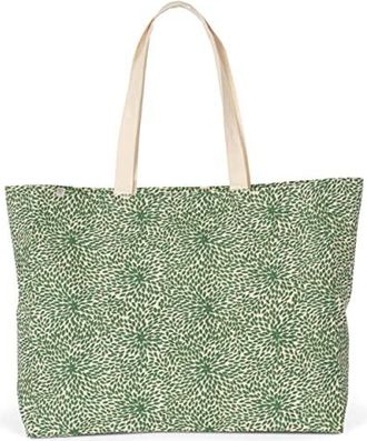 noTrash2003 Grand sac cabas dété en coton biologique, végétalien, certifié GOTS, au look plage XXL, sac cabas pour la plage, les loisirs, le shopping ou le sport,