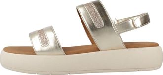 Geox Femme, Chaussures, Jaune, Taille: 36 EU Sandales plates &eacute;l&eacute;gantes dans diff&eacute;rentes couleurs