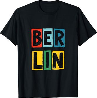 Mapanoli Design Berliner Bl&ouml;cke im modernen Stil - Urban Travel Vibes T-Shirt