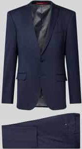 Roy Robson Slim Fit Anzug mit 2-Knopf-Sakko