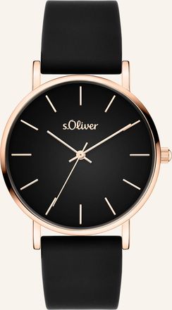s.Oliver S.Oliver Armbanduhr Aus Silikon schwarz