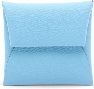 Hermès porte-monnaie Epsom Bastia (2024) - Bleu