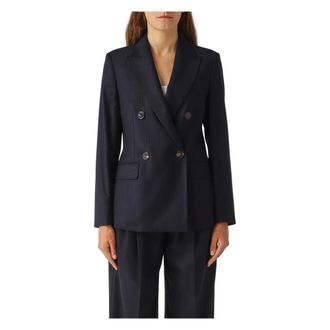 Max Mara Femme, Vestes, Bleu, Taille: 38 FR Jacket