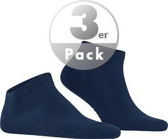 Falke Herren Sneakersocken blau Mikrofaser