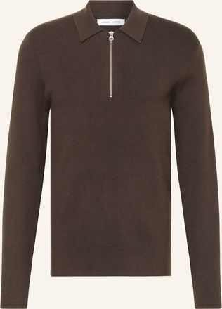 Samsøe & Samsøe Samsøe Samsøe Strick-Poloshirt Guna braun