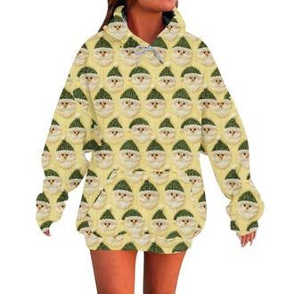 Generic Sweat à capuche de Noël à manches longues pour femme « Kindness Is Sprinkle It Everywhere » - T-shirt de santé mentale pour séance dentraînement - Cad