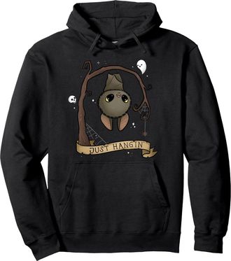 The Ghoulish Garb Just Hangin Halloween-Fledermaus zum Aufh&auml;ngen, niedlich, gruselig Pullover Hoodie