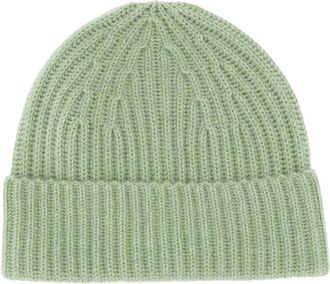 Lisa Yang Femme, Accessoires, Vert, Taille: ONE Size Martigny Cashmere Beanie
