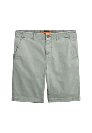 Superdry Herren Vintage International Chinoshorts Verwaschenes Salbeigrün 28