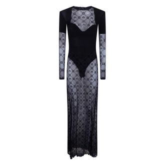 Marine Serre Maxi Kleider - - Dresses - Damen - Schwarzk - XS