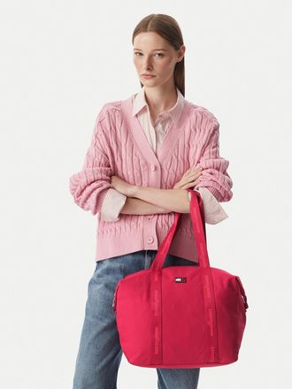 Tommy Jeans Handtasche Tommy Jeans Tjw Ess Daily Tote AW0AW19039 Rot