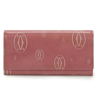 Cartier Portefeuille en cuir Pre-owned - Femme - Pre-owned - Rose - Taille: ONE Size