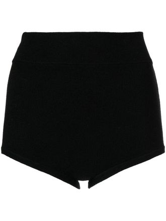 Cashmere in Love Gestrickte Felix Shorts - Schwarz