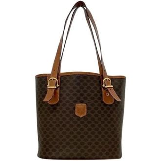 Celine Sac cabas vintage doccasion - Femme - Pre-owned - Brun - Taille: ONE Size