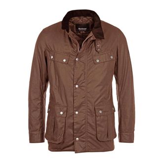 Barbour Duke Wachsjacke Tourer Stil - - Jackets - Herren - Braun - M