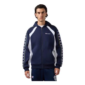Champion SweaT-shirt &agrave; capuche zipp&eacute; - Homme - Sweatshirts et sweats &agrave; capuche - Bleu - Taille: S