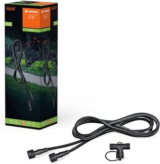 Ledvance ENDURA HYBRID CONNECTOR, Komponenten für Hybridleuchten, schwarz, Kunststoff, IP67 Schutzklasse, Solar- & Stromnetzbetrieb, vielseitige Anwendungsbere